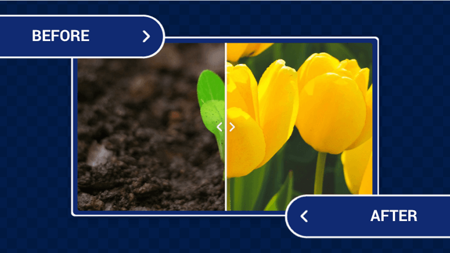 Make image comparison sliders | Genially